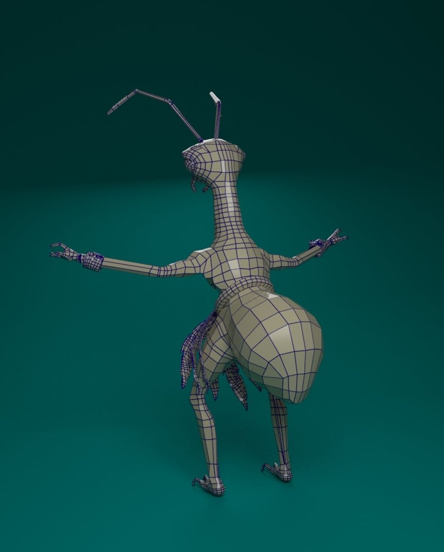 Character Monster Ant Model - TurboSquid 1564972