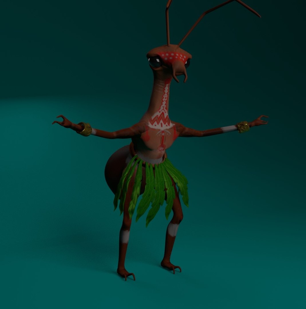Character Monster Ant Model - TurboSquid 1564972