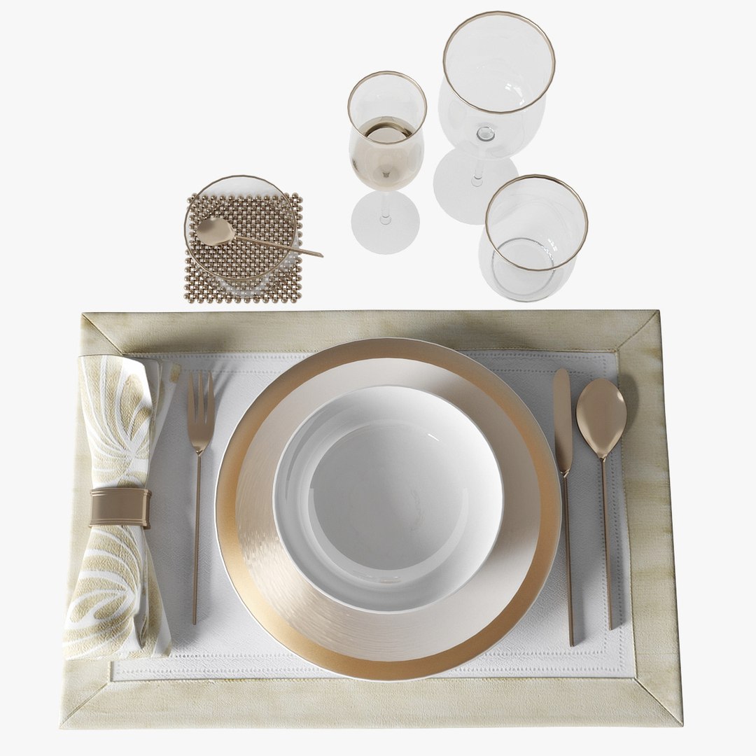 3D tableware model - TurboSquid 1273535