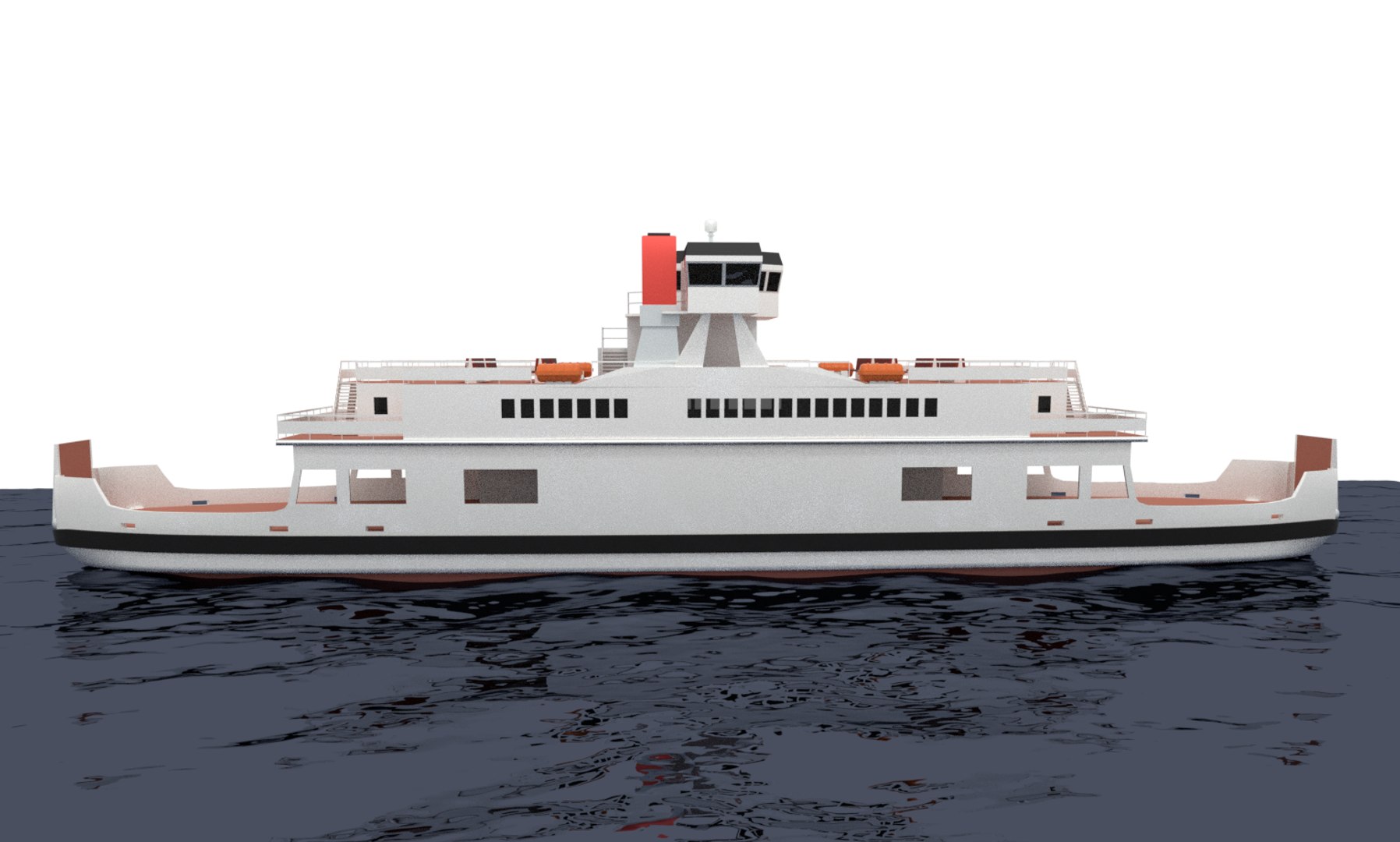 Ferry 3D Model - TurboSquid 1184267