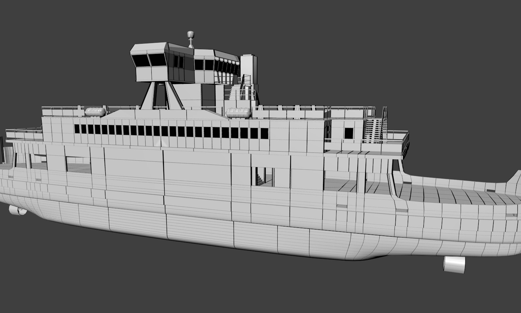 Ferry 3D Model - TurboSquid 1184267
