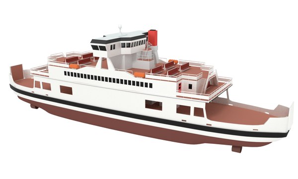 3D original car ferry model - TurboSquid 1495249