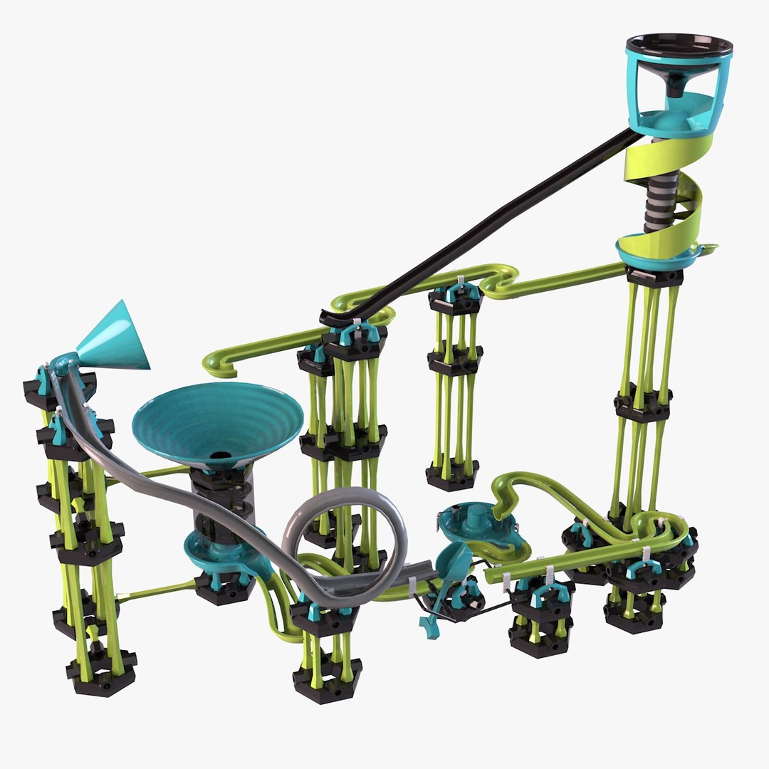 Marble tracks toy 3D model - TurboSquid 1501835