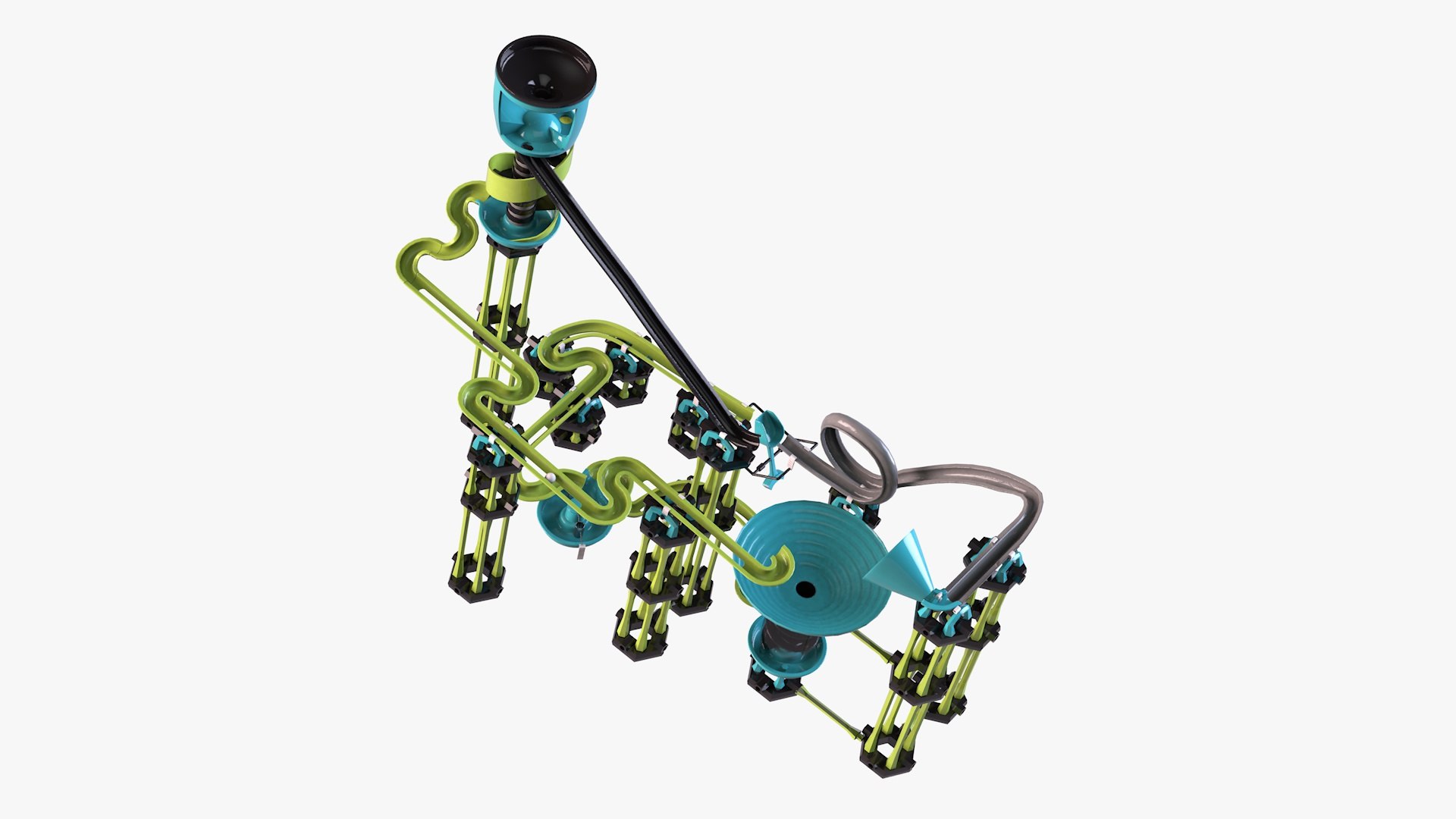 Marble Tracks Toy 3D Model - TurboSquid 1501835