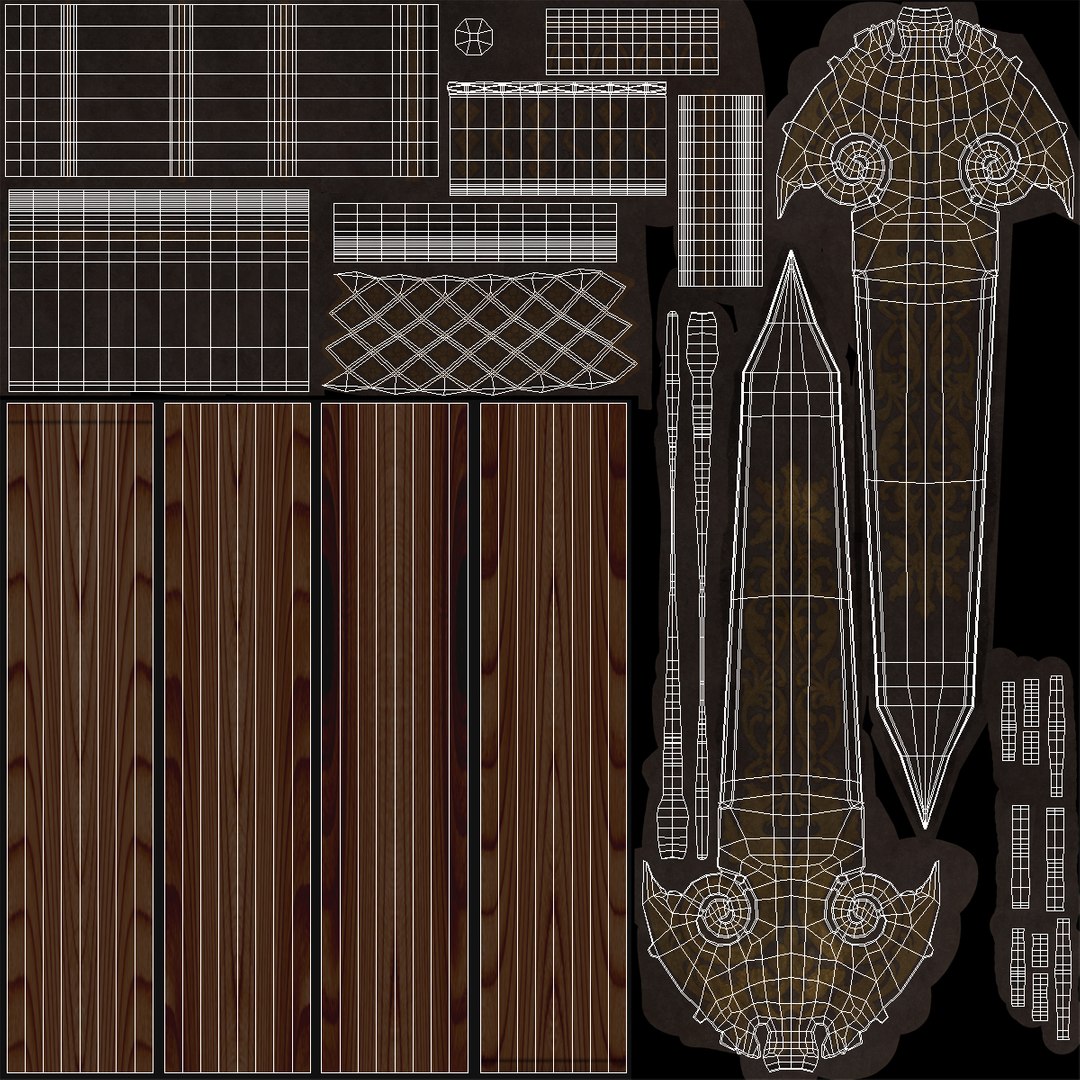 C4d Partisan Pole Weapon