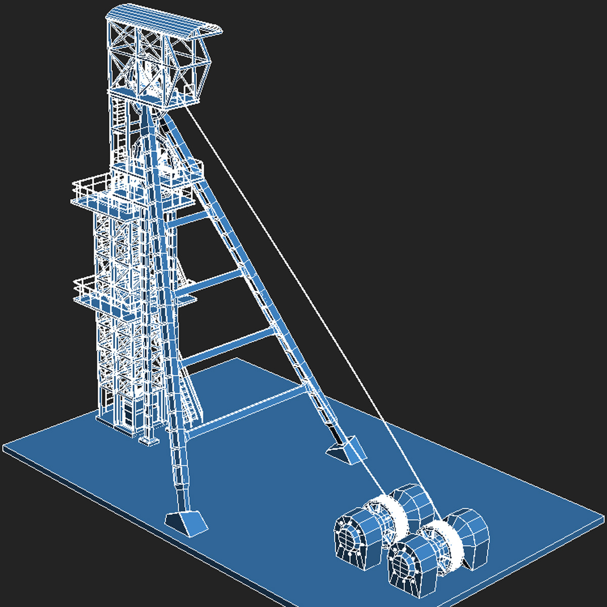 3ds headframe frame