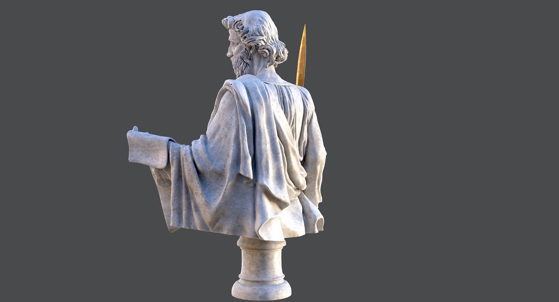 Saint Paul Vatican Head 3D Model - TurboSquid 1350104