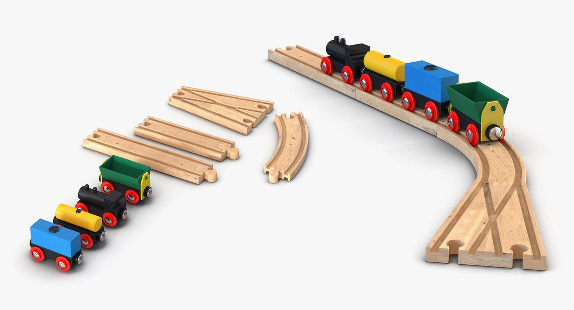 Toy Trains Model - TurboSquid 1484066