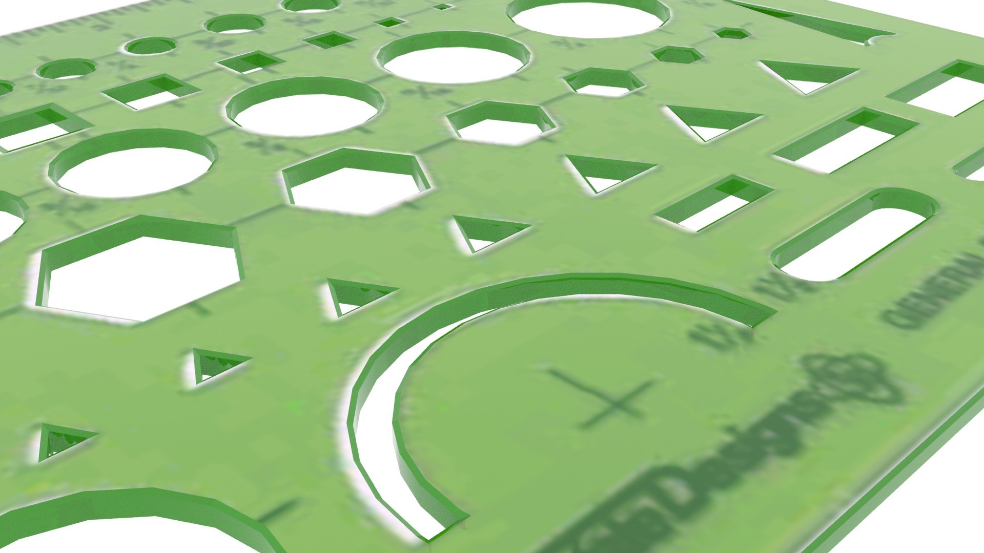 3D Ruler Geometric Shapes - TurboSquid 1654316