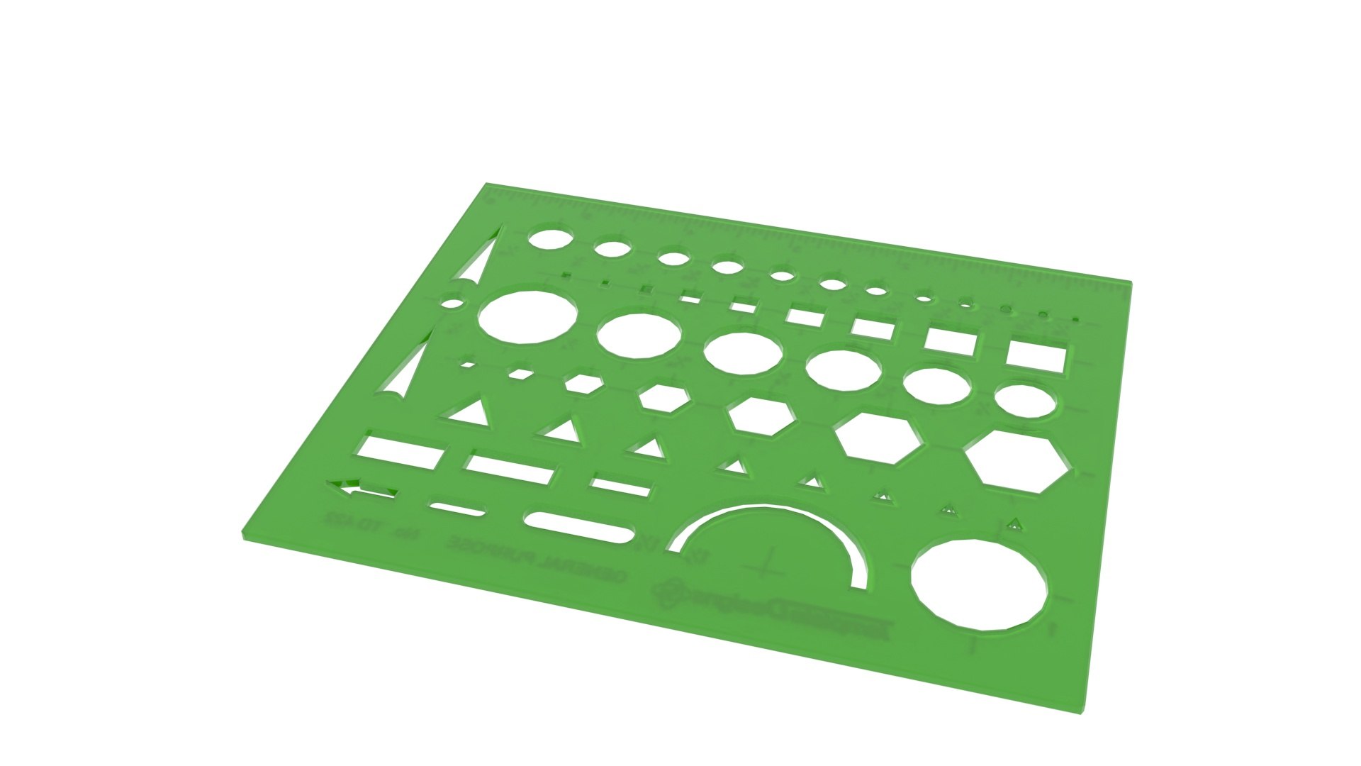 3D Ruler Geometric Shapes - TurboSquid 1654316