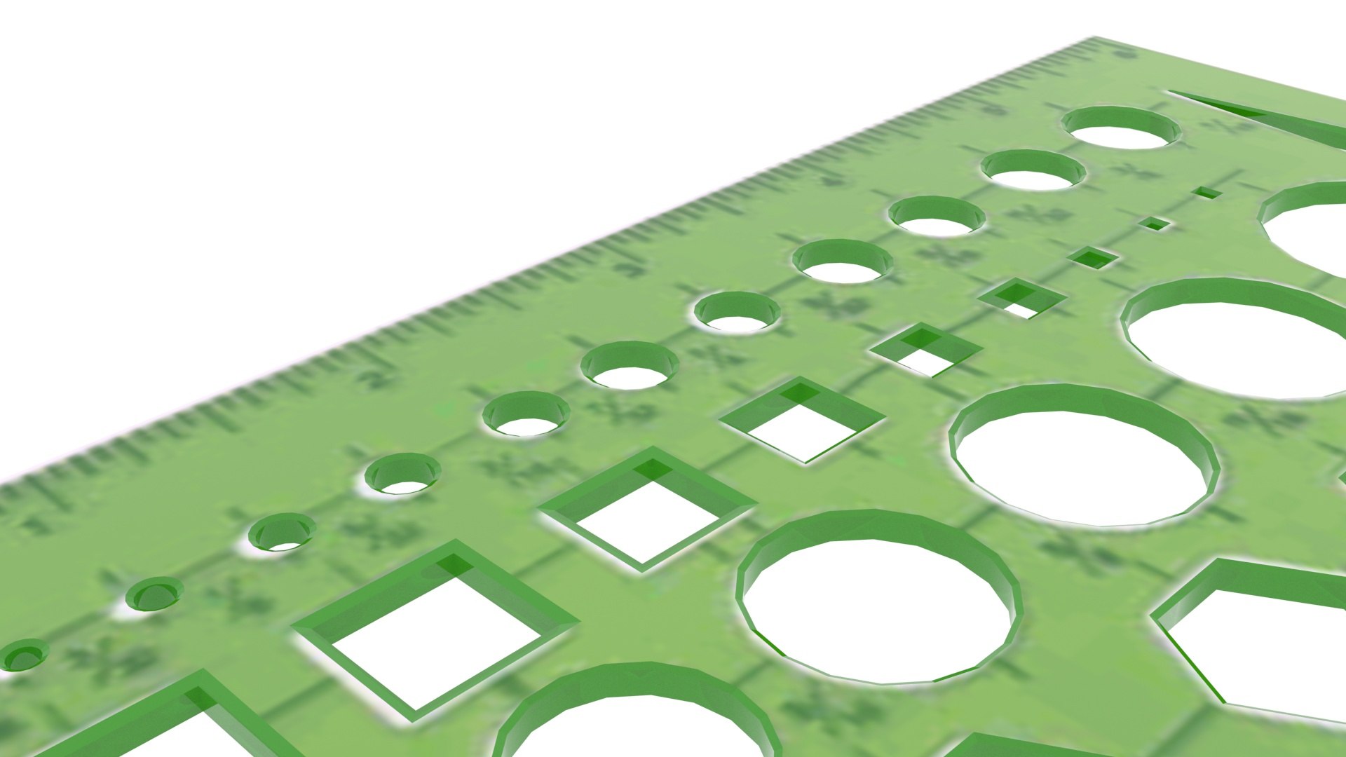 3D Ruler Geometric Shapes - TurboSquid 1654316