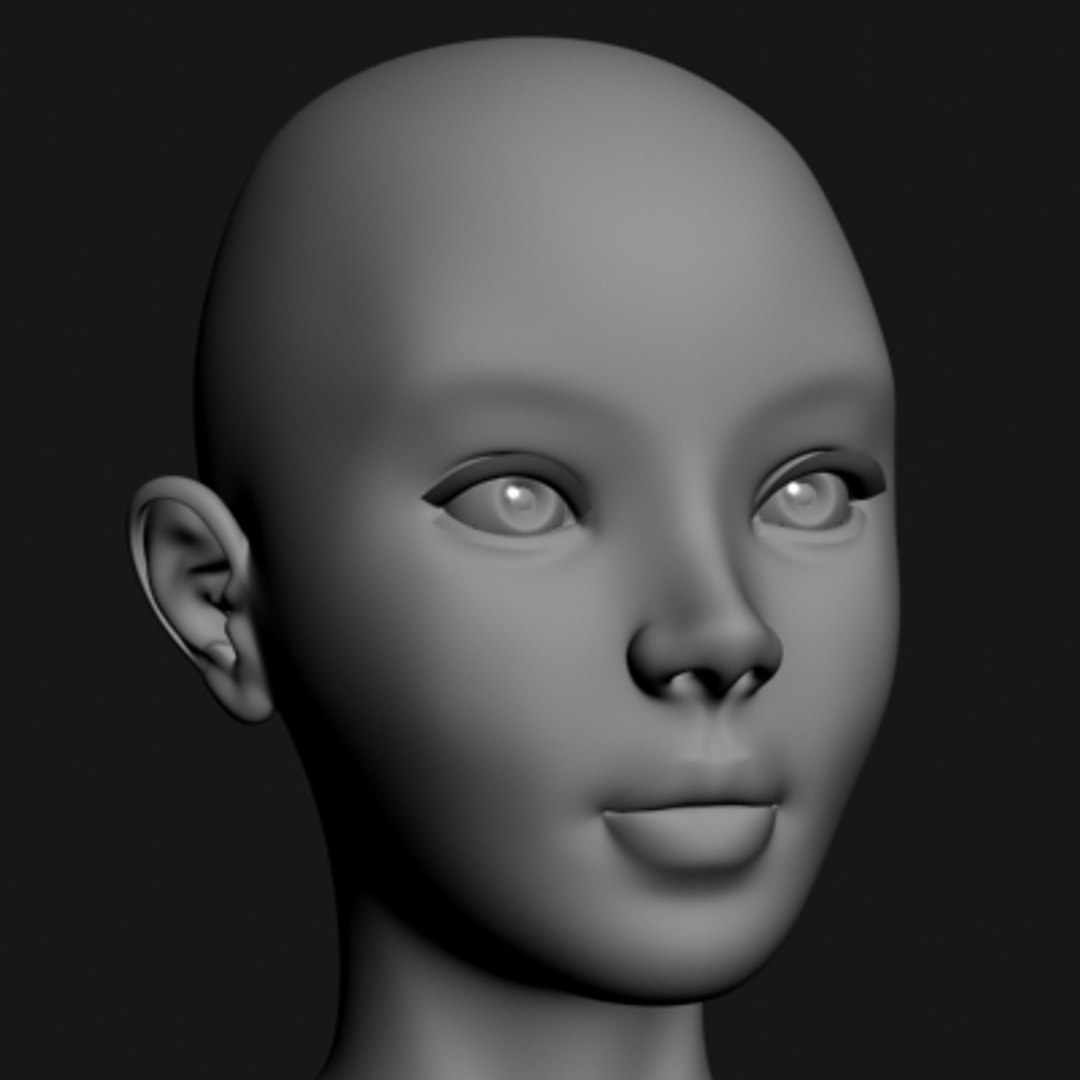 Maya Female Head