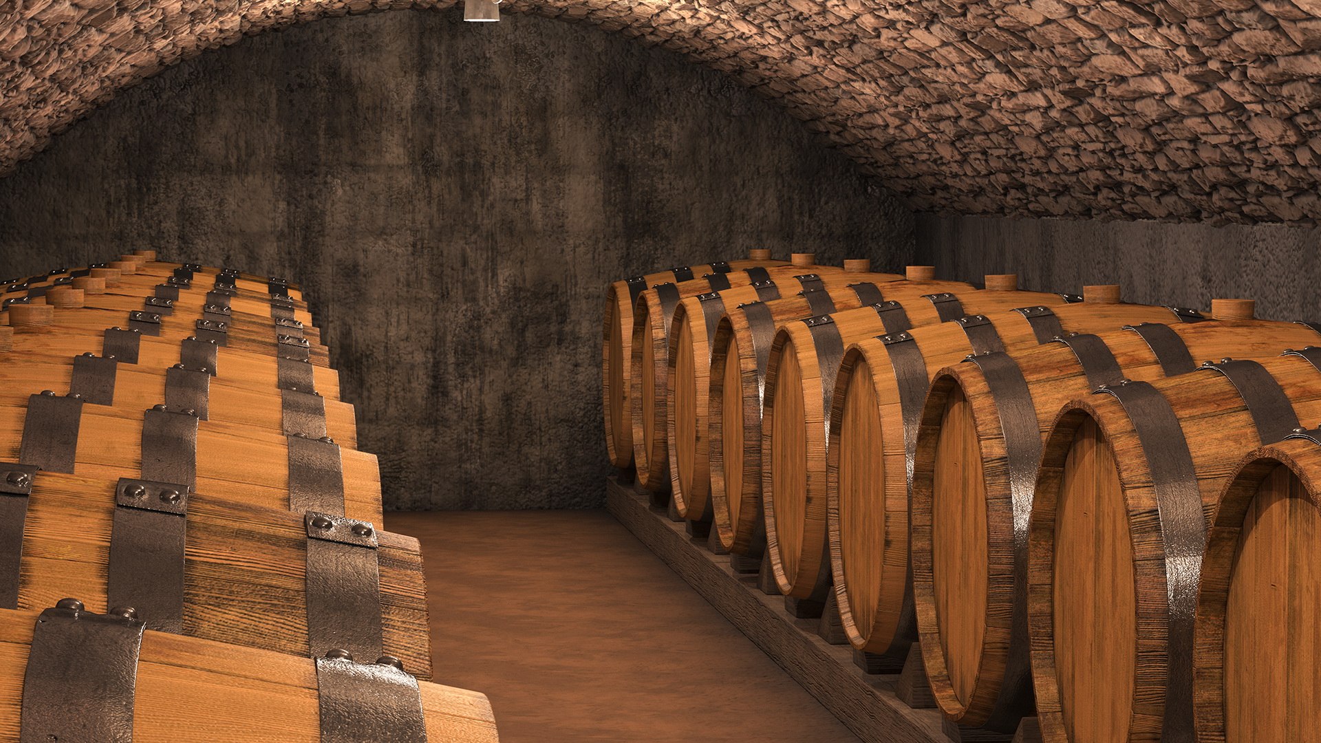 Old Wine Cellar Interior 3D model - TurboSquid 2158709