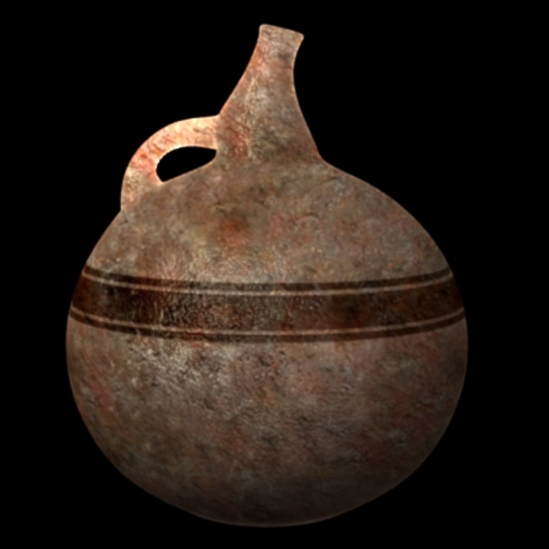 Prehistoric Vase 3d Obj