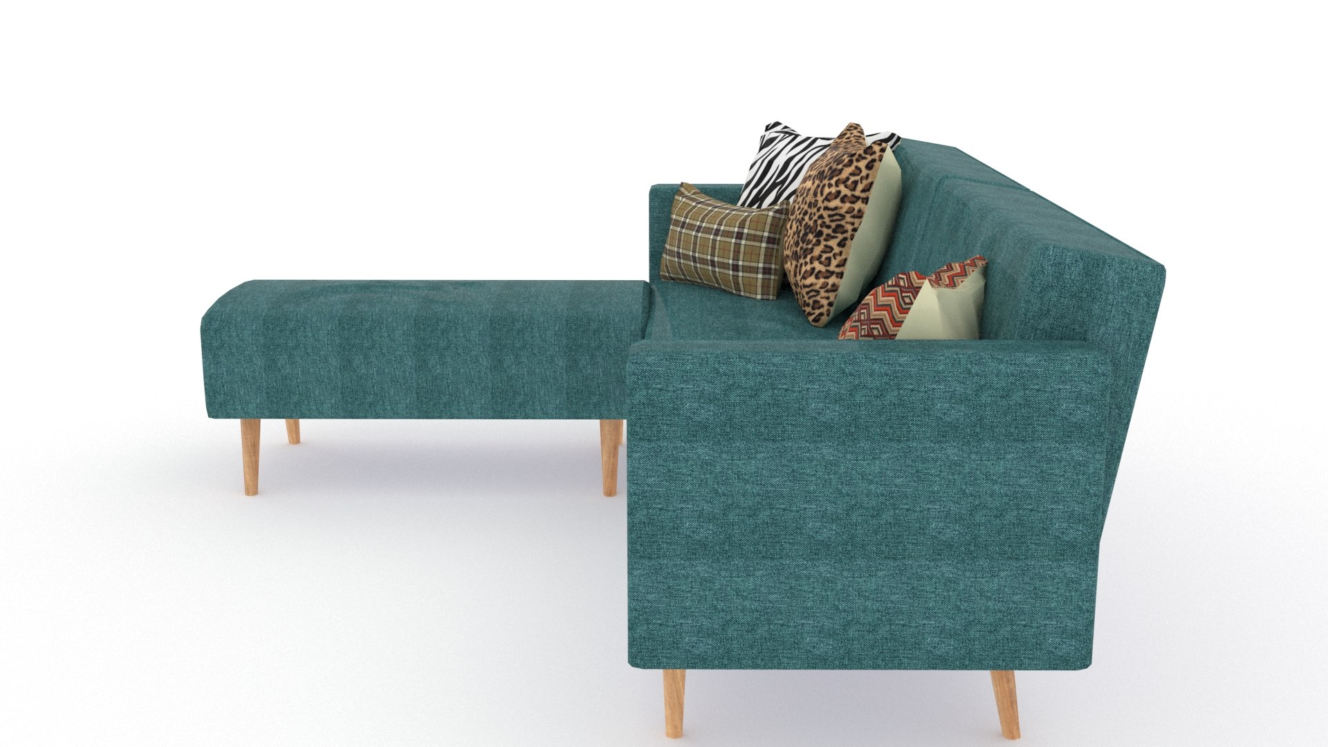 Angle Sofa 3D - TurboSquid 2115211