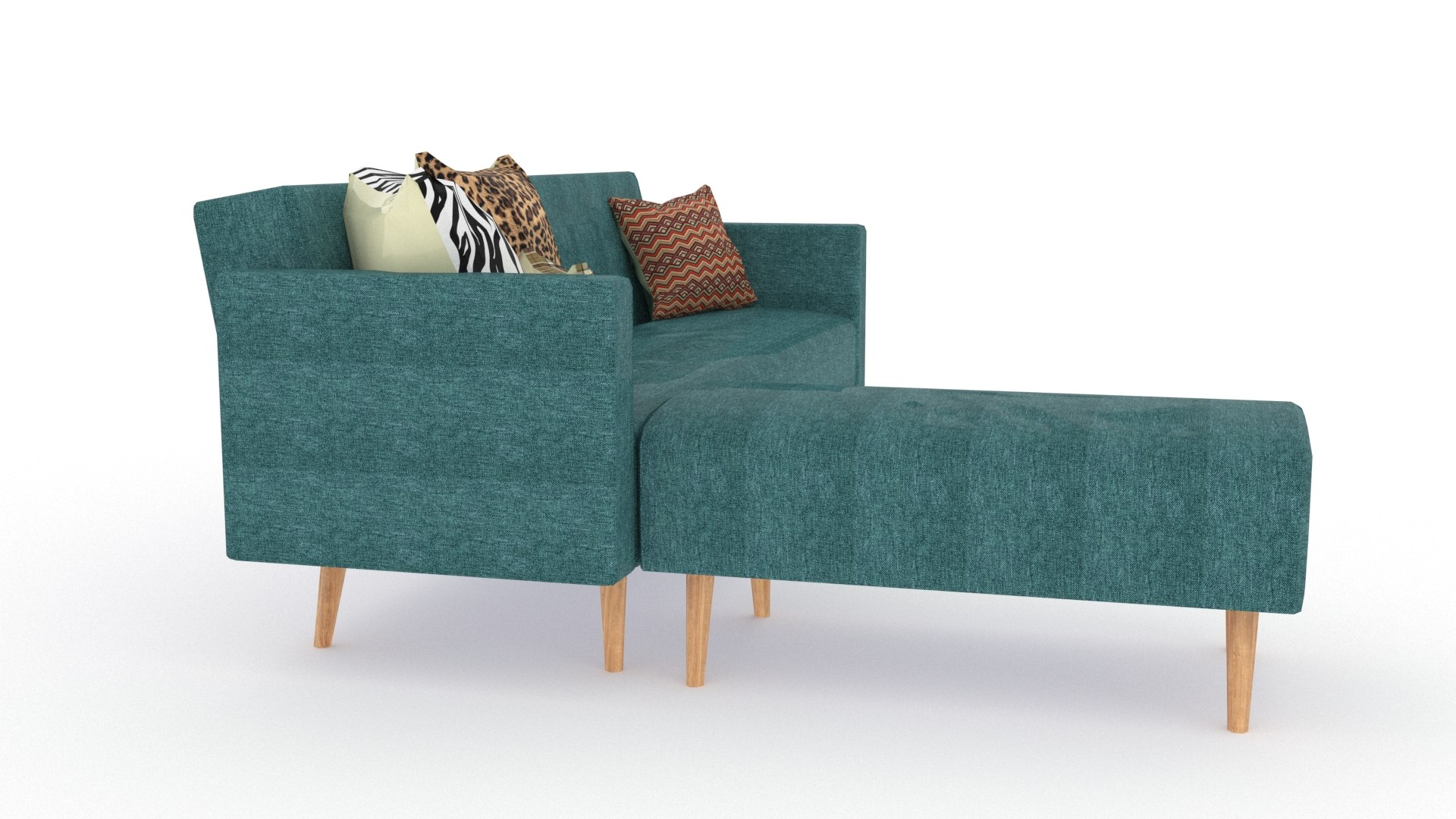 Angle Sofa 3D - TurboSquid 2115211