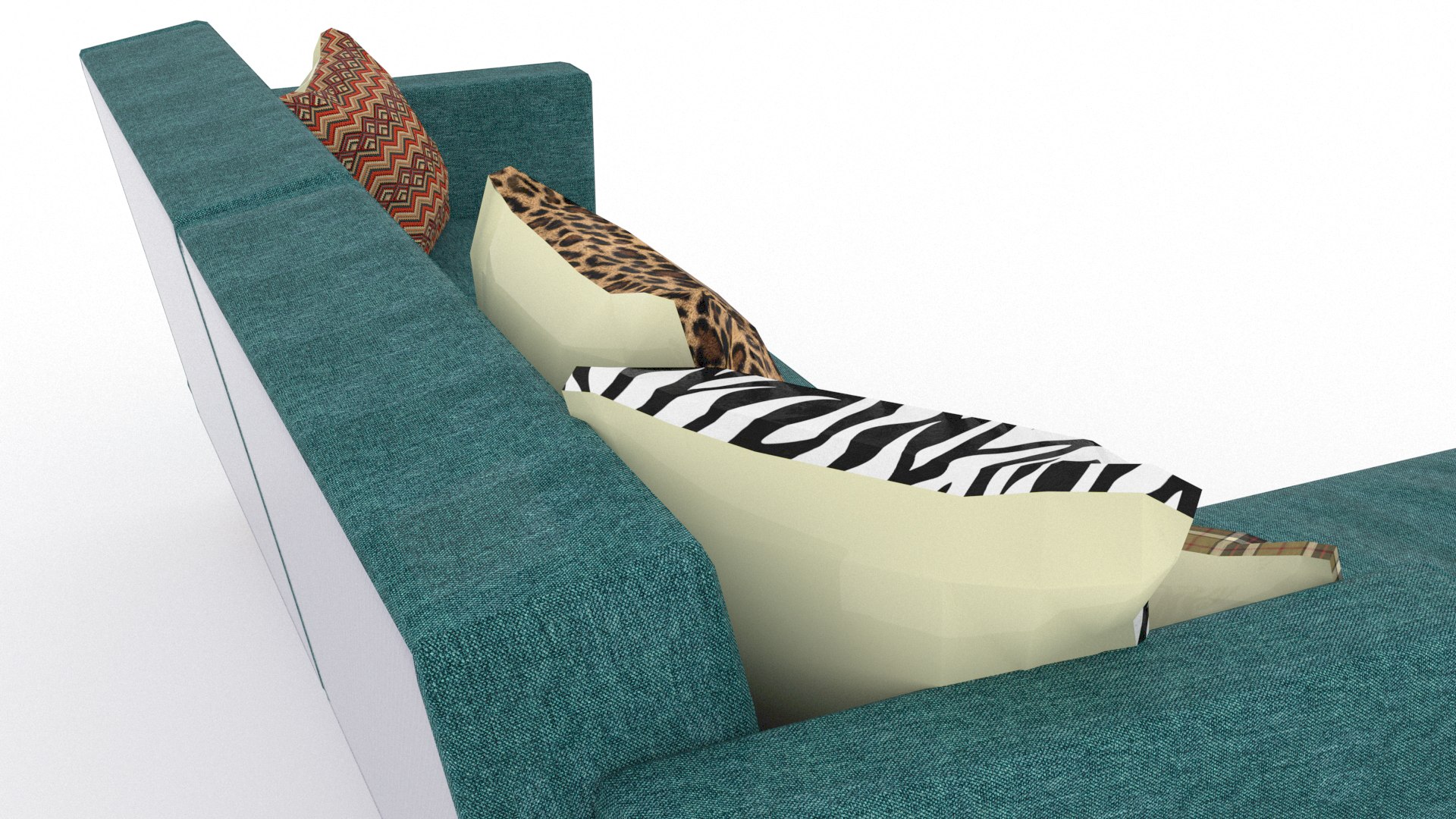 Angle Sofa 3D - TurboSquid 2115211