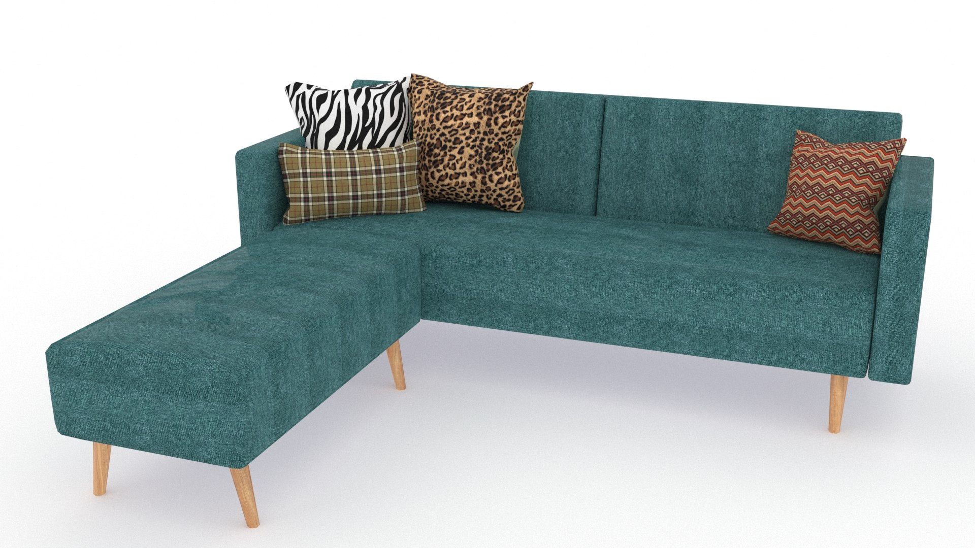 Angle Sofa 3D - TurboSquid 2115211