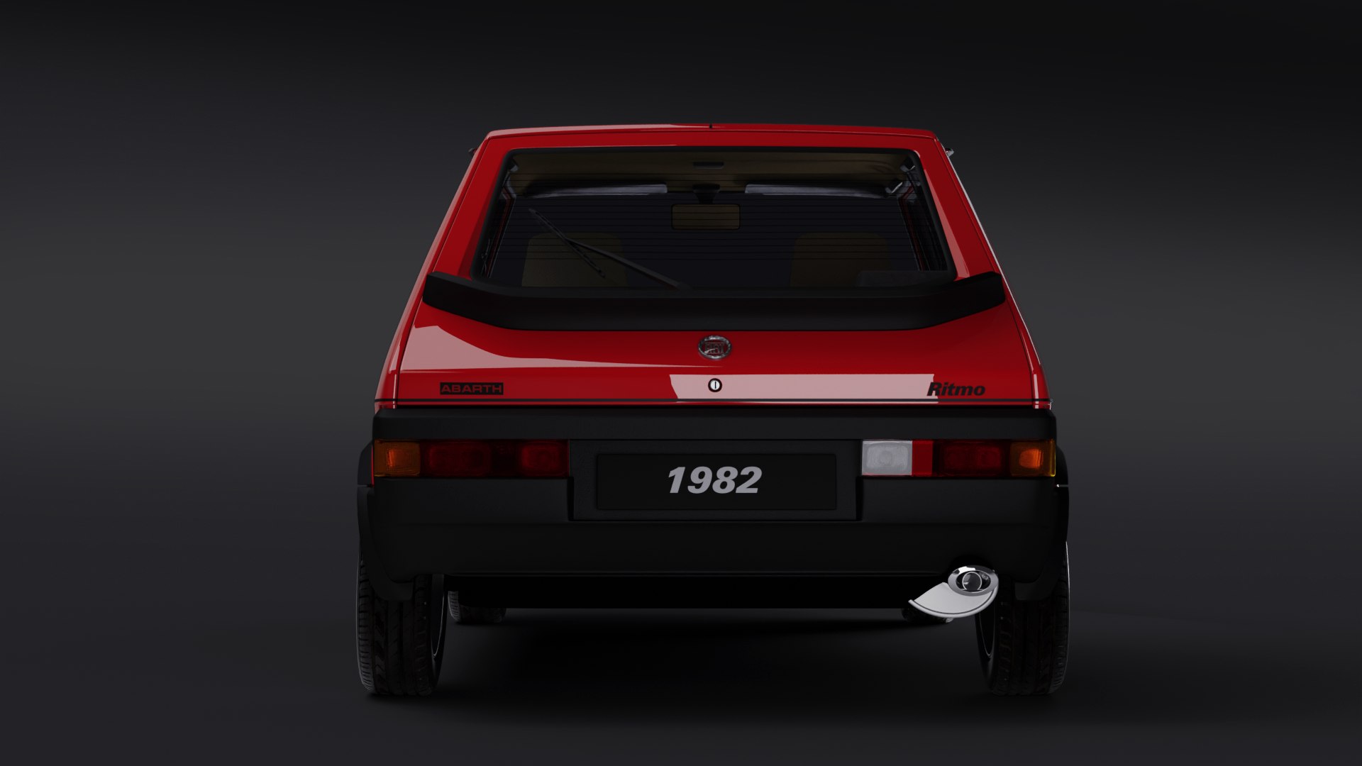 3D Model 1982 Fiat Ritmo 125 TC Abarth - TurboSquid 2223099