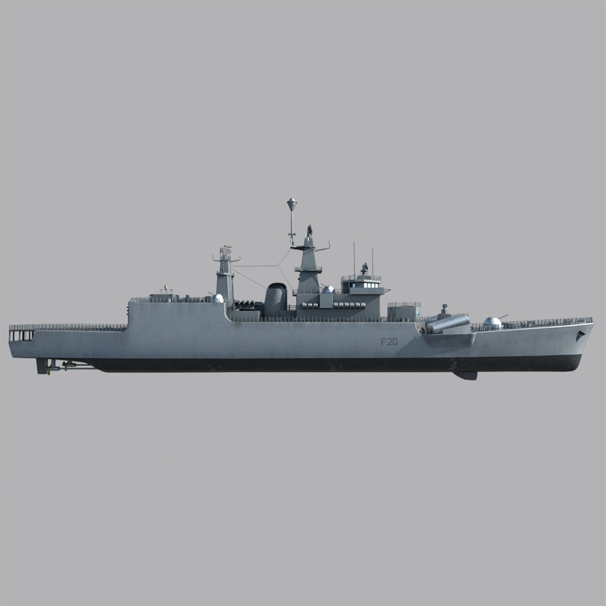 Ins godavari frigate ship model - TurboSquid 1350775