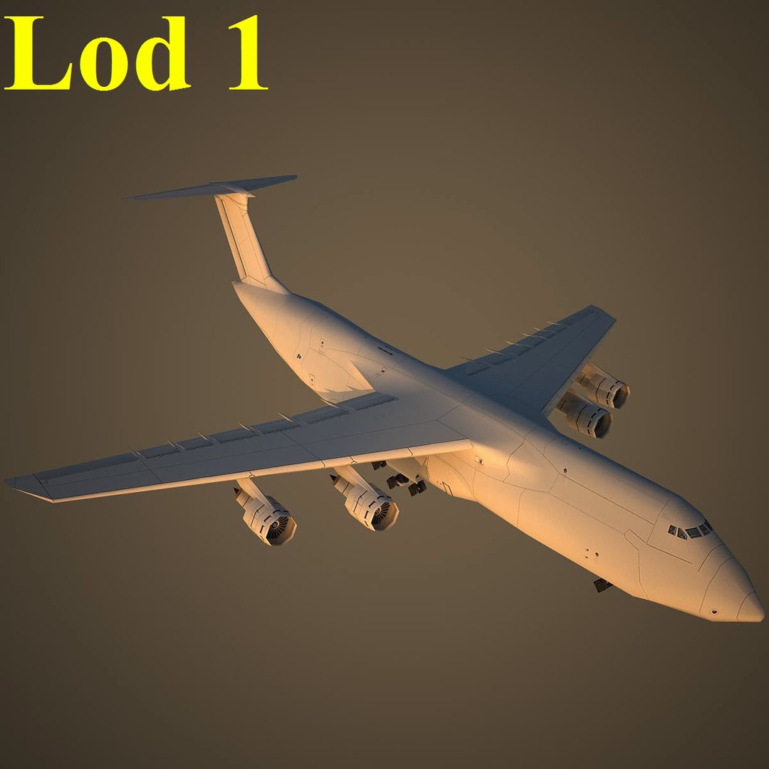 lockheed c-5 3d model