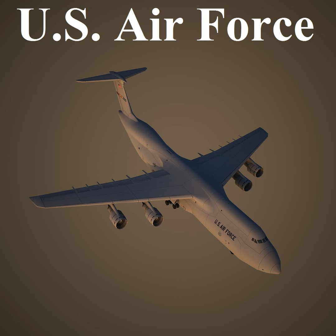 lockheed c-5 3d model