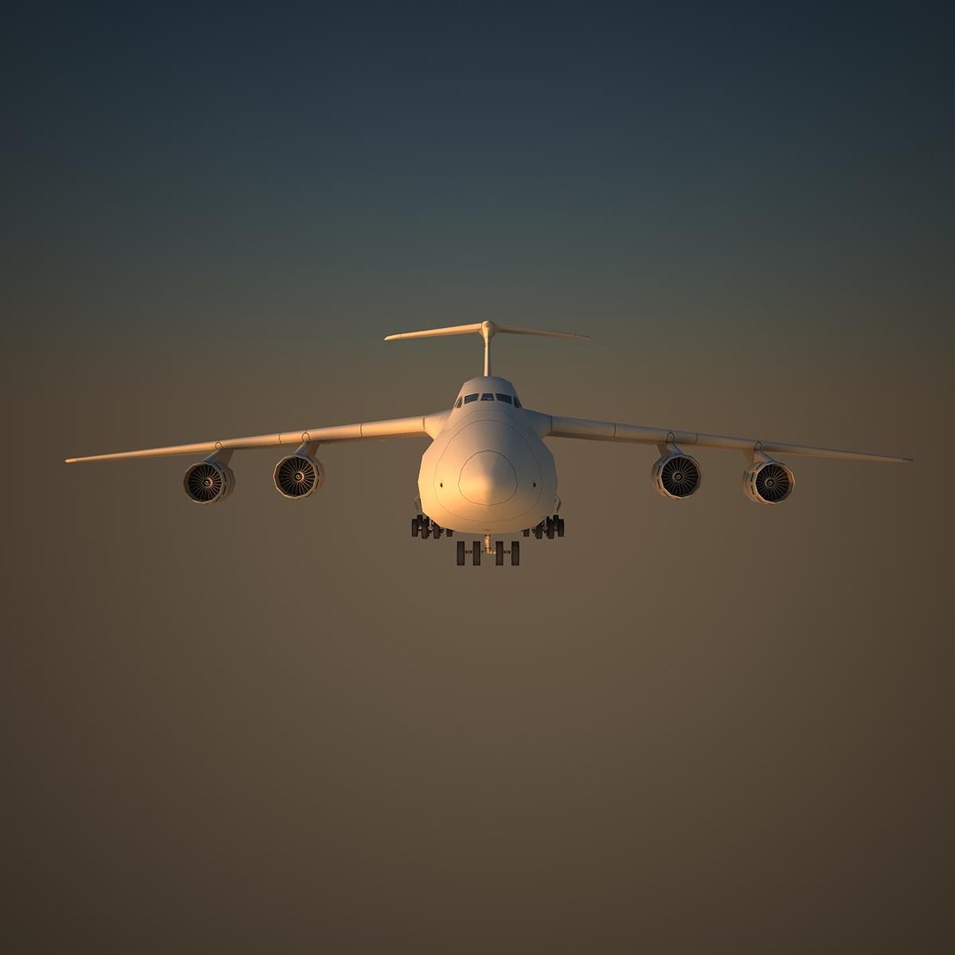 lockheed c-5 3d model