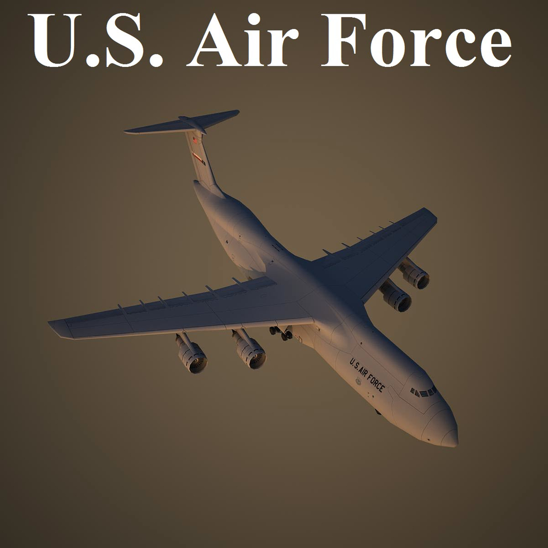 lockheed c-5 3d model