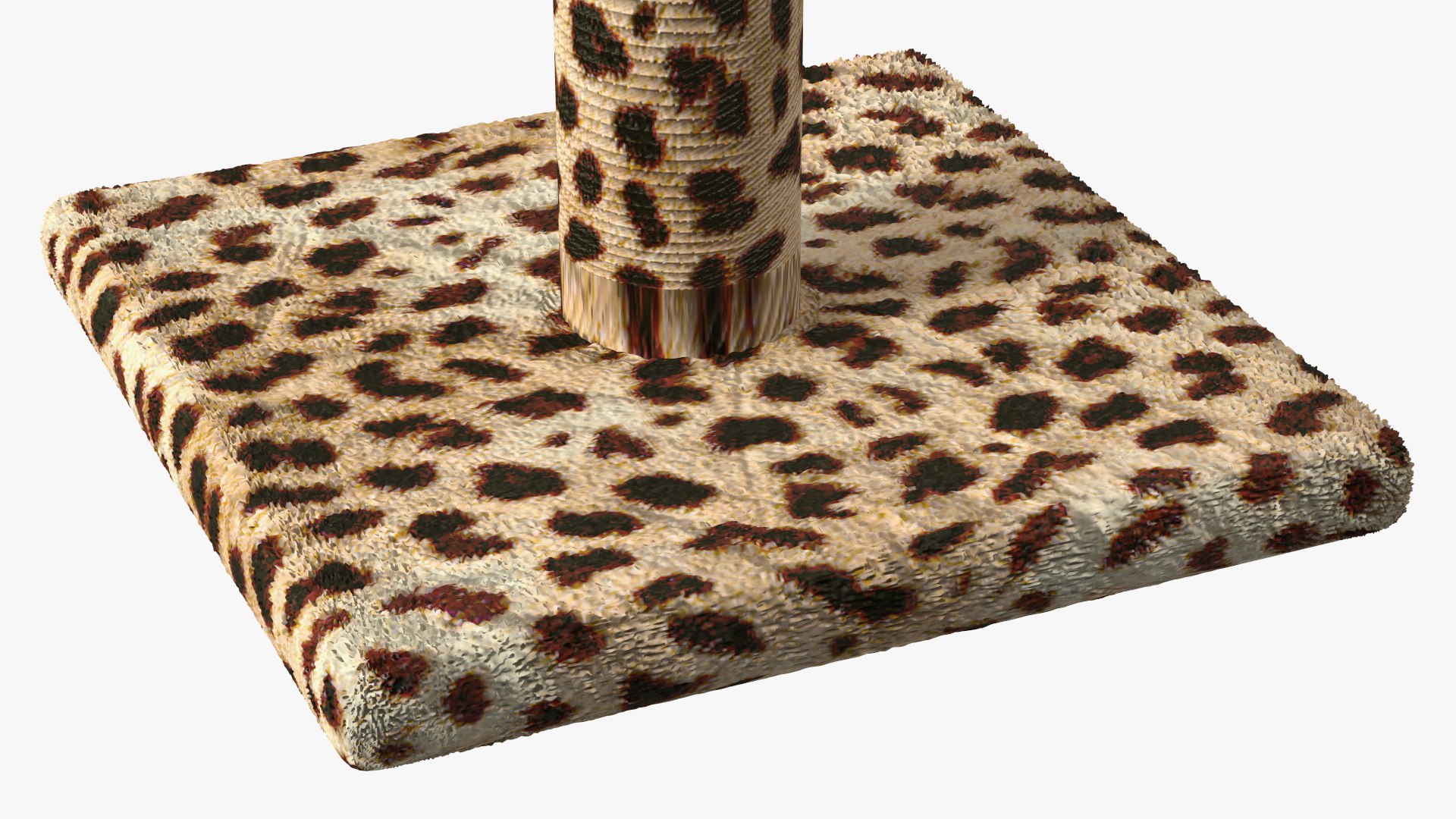 Cat Scratching Post Cheetah Spots 3D Model - TurboSquid 1800482