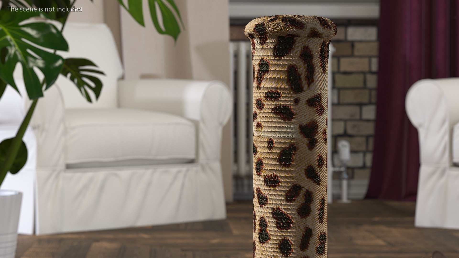 Cat Scratching Post Cheetah Spots 3D Model - TurboSquid 1800482