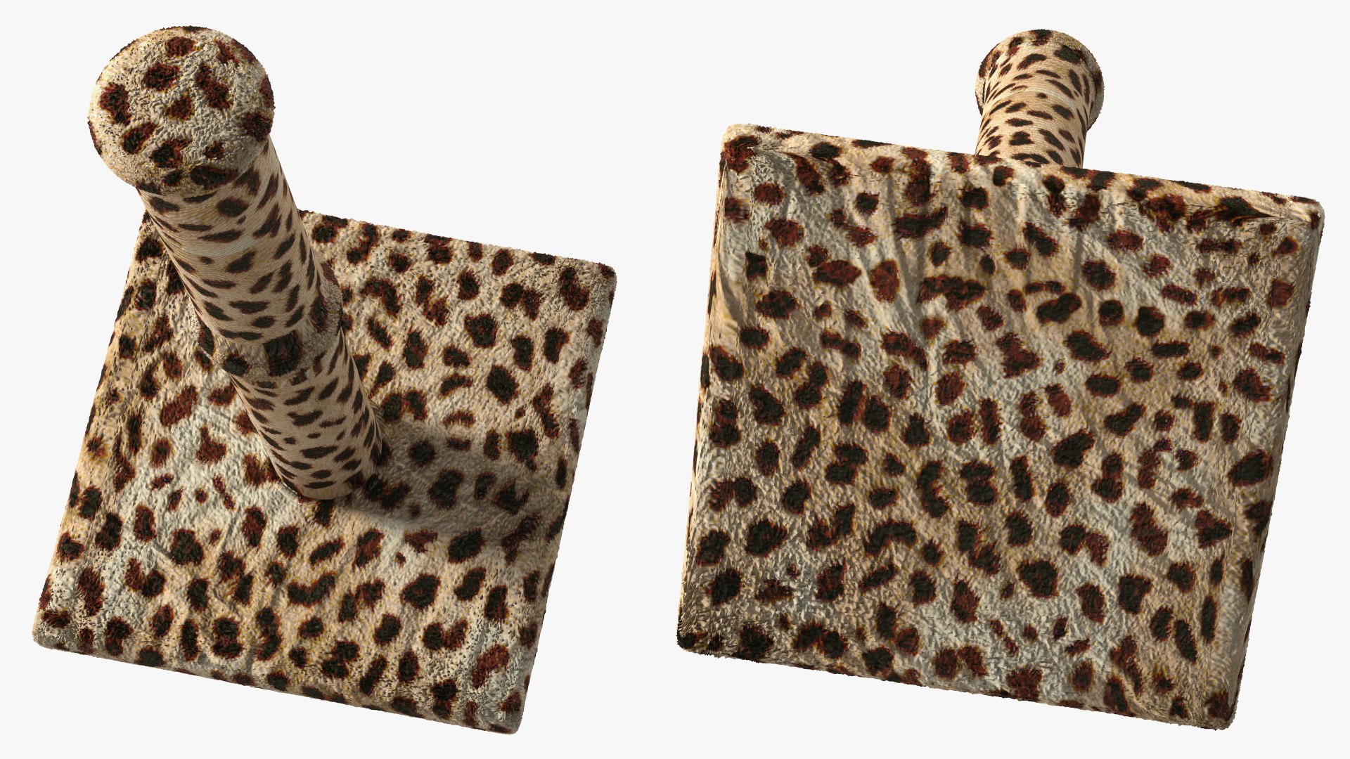 Cat Scratching Post Cheetah Spots 3D Model - TurboSquid 1800482