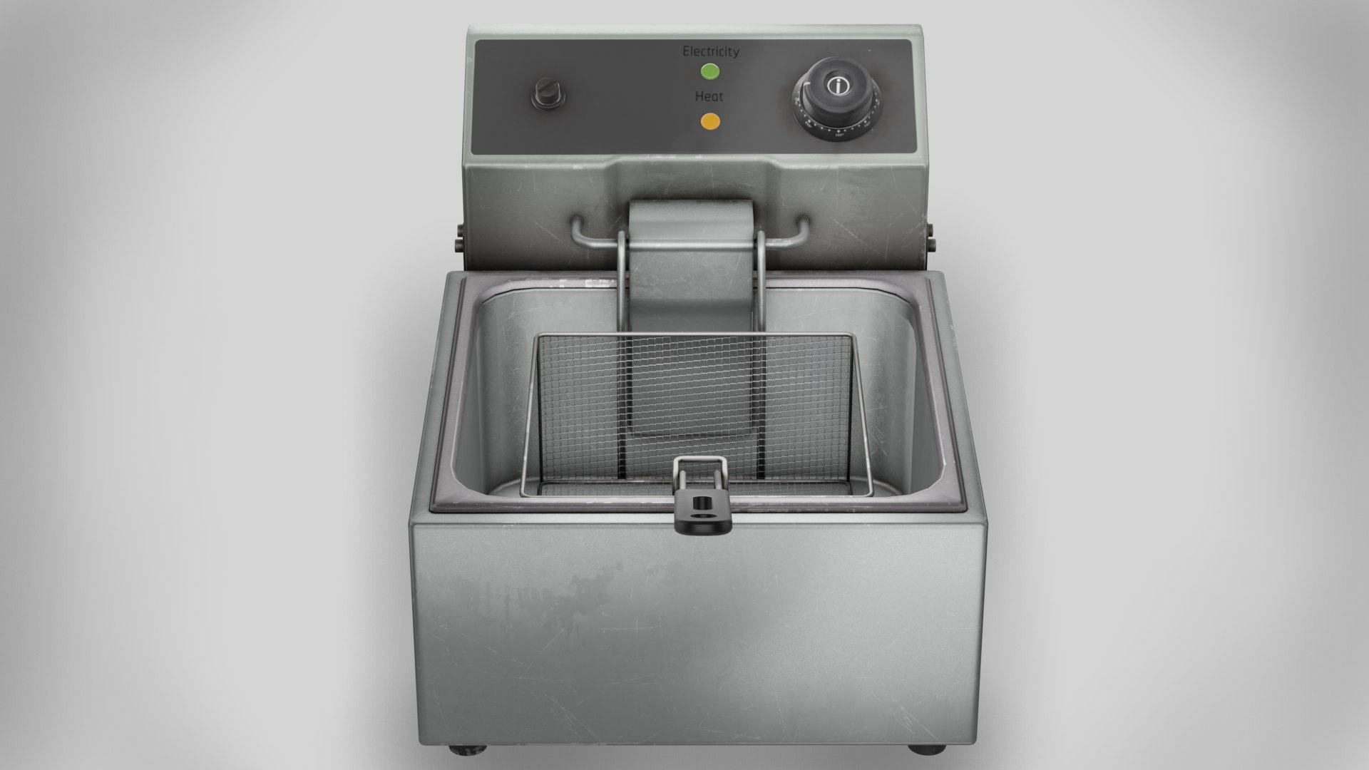 3D Realistic Deep Fryer Model - TurboSquid 1493743