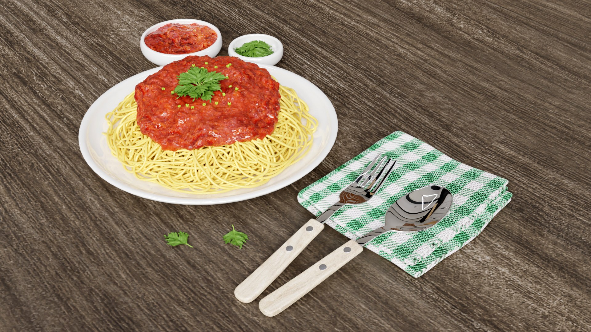 Spaghetti Bolognese 001 3D - TurboSquid 2327194