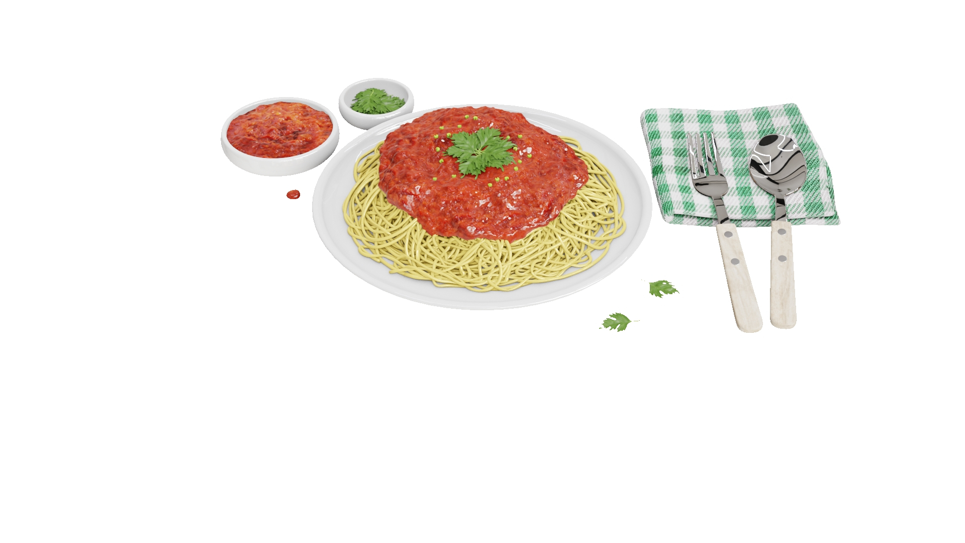 Spaghetti Bolognese 001 3D - TurboSquid 2327194