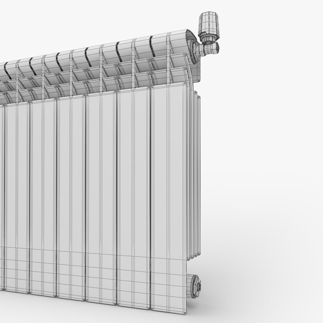 Modern Radiator 3d Model
