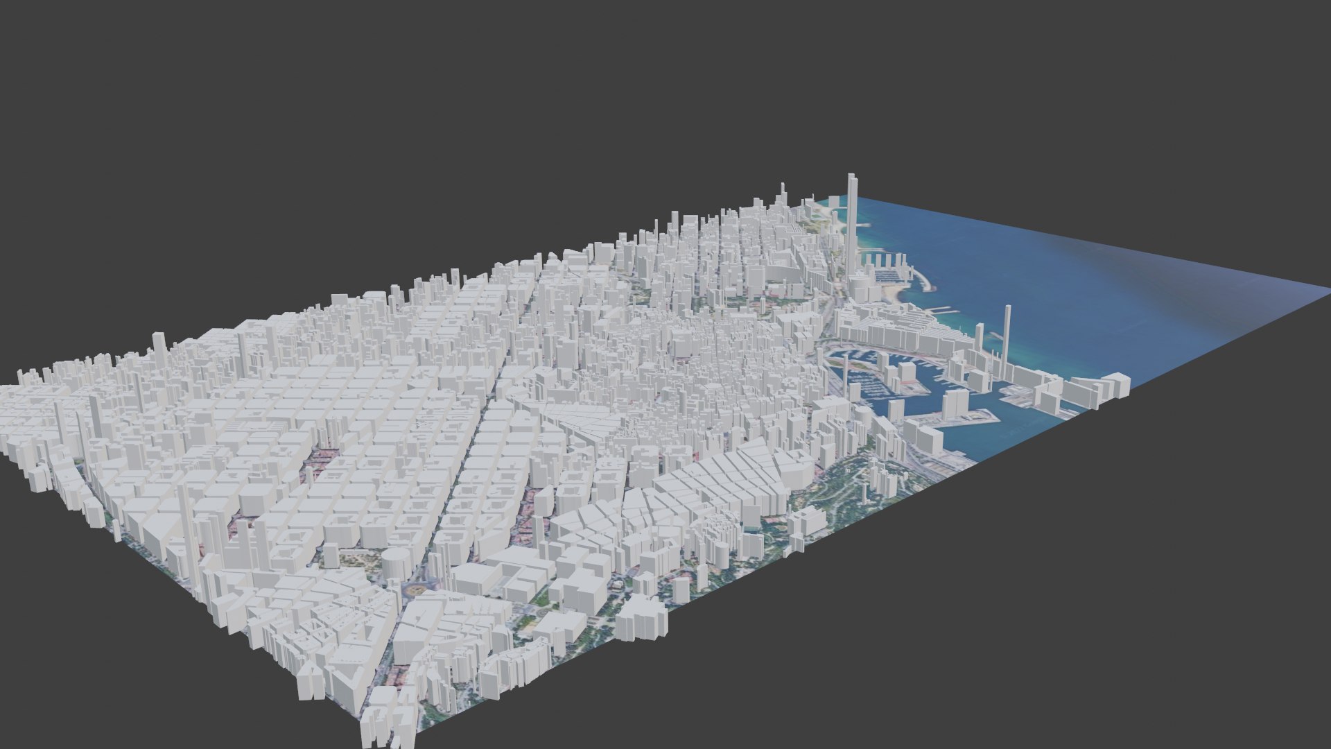 3D Barcelona City Model - TurboSquid 1902212