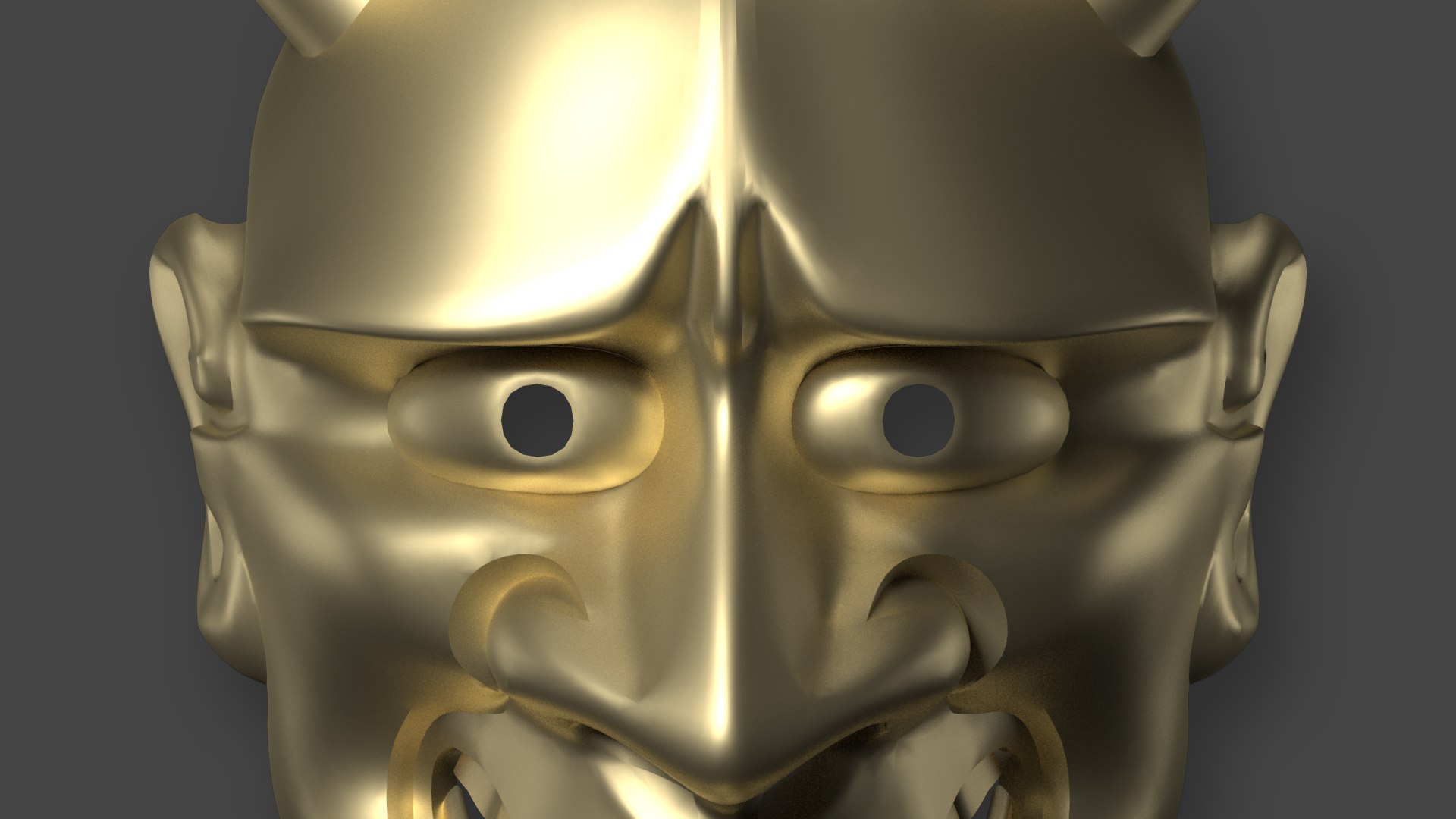 3D Model Japanese Traditional Noh-Mask Hannya - TurboSquid 1732705