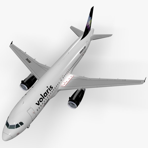modelo 3d Airbus A320-232 Volaris - TurboSquid 1190573