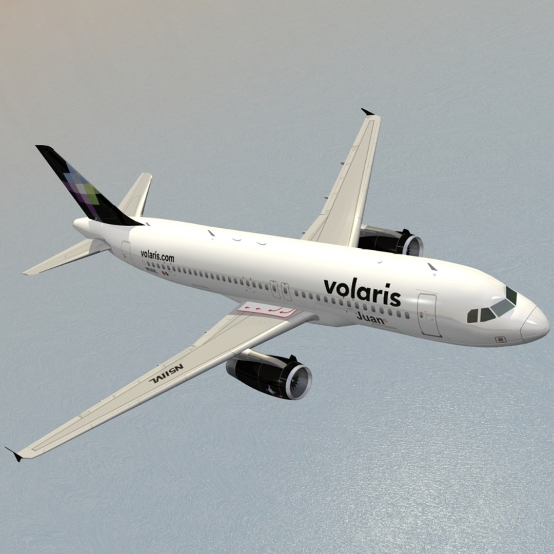 3D Airbus A320-232 Volaris Model - TurboSquid 1190573