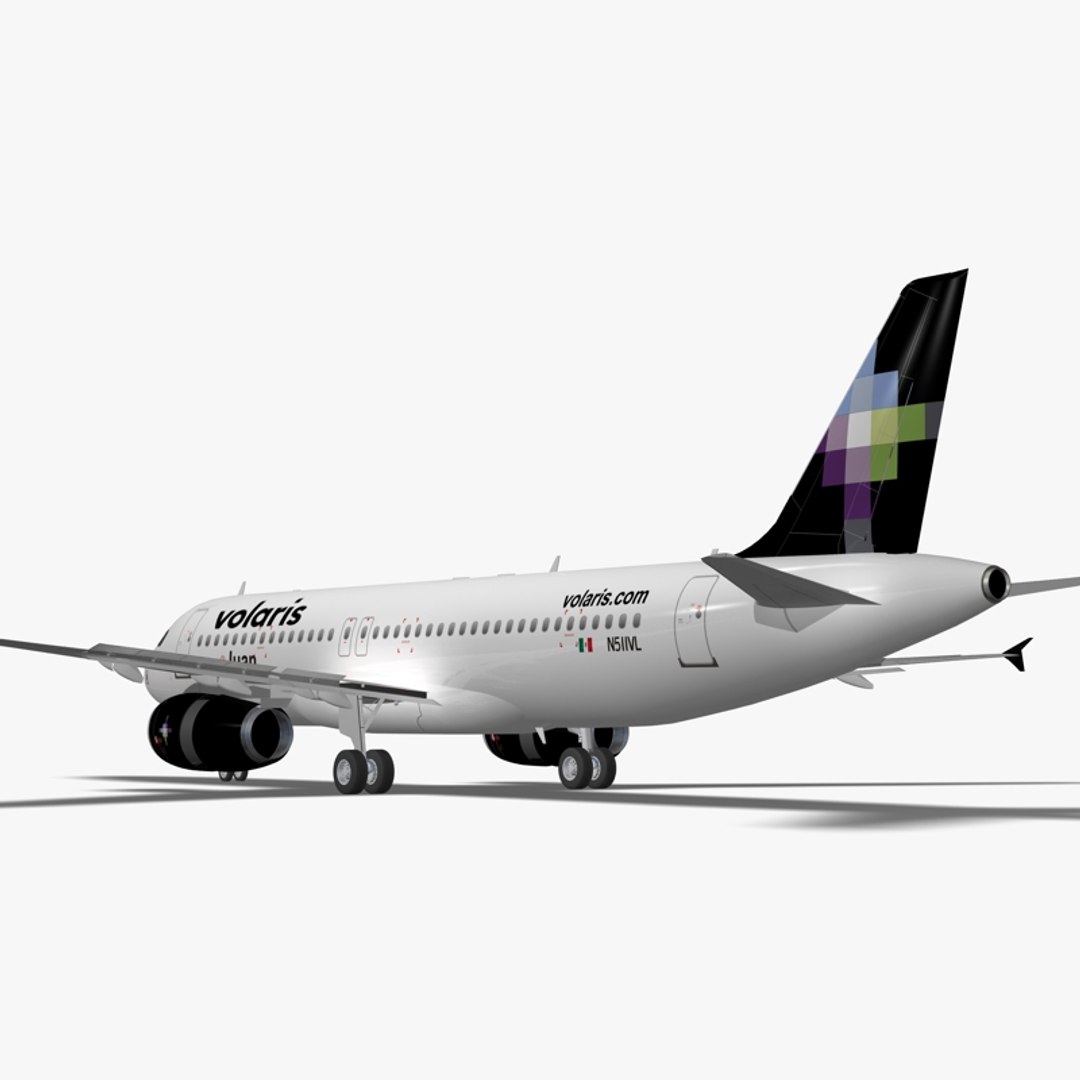 3D Airbus A320-232 Volaris Model - TurboSquid 1190573