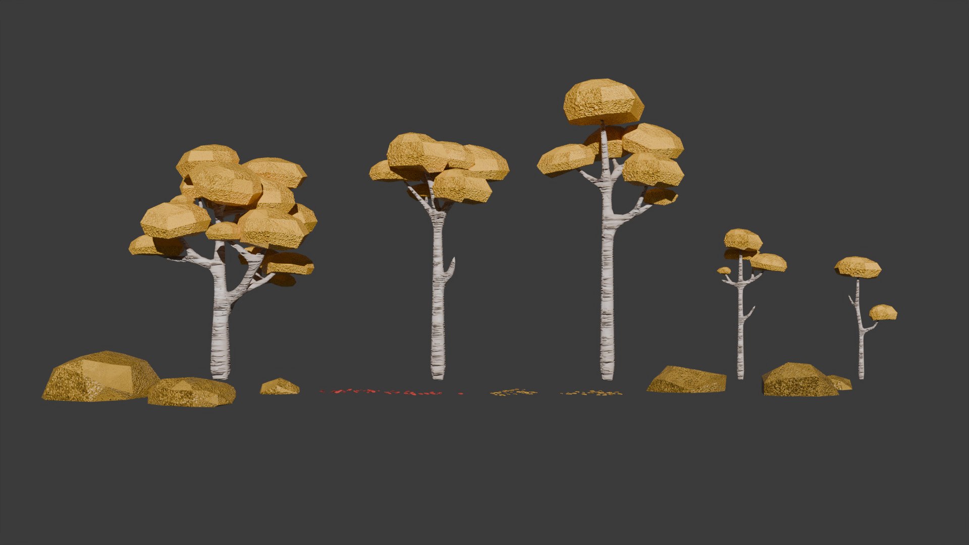 Stylized Forest Elements 3D Model - TurboSquid 2288863