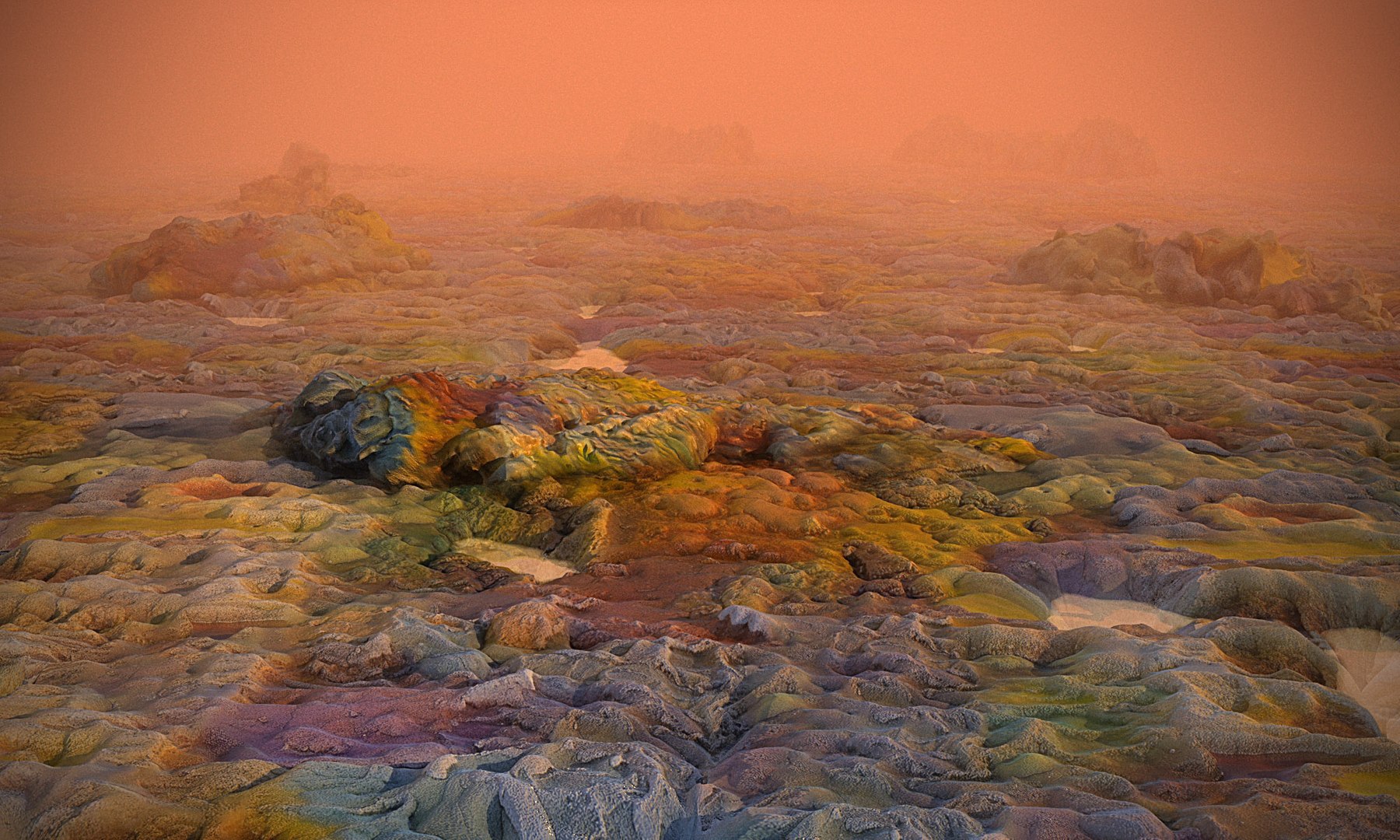 Alien Planet Terrain 2 3D Model - TurboSquid 2059452