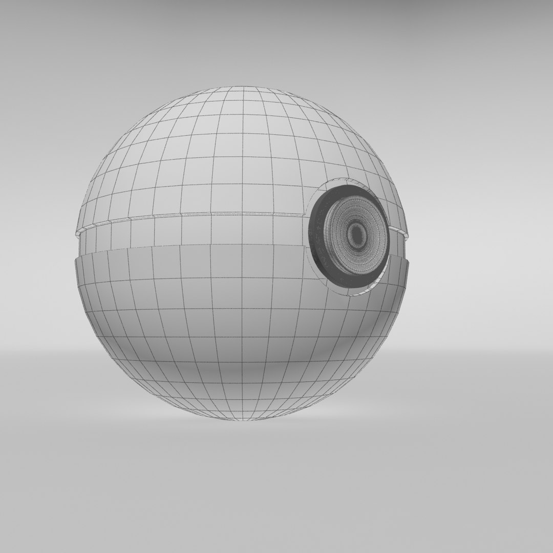 3d model pokemon ball rigged