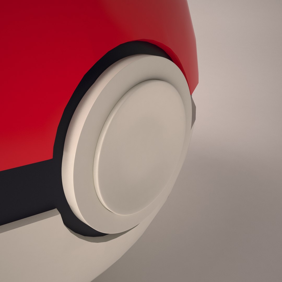 3d model pokemon ball rigged