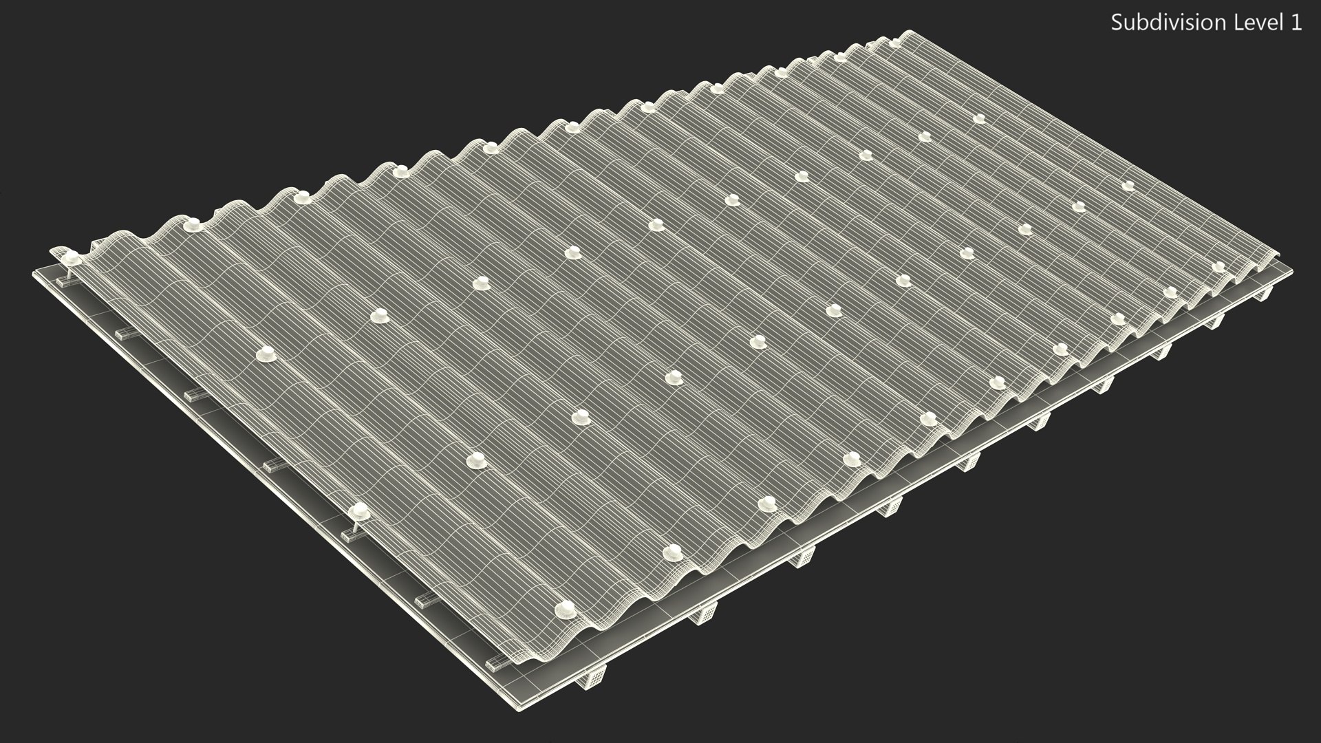 Onduline Roofing Model - TurboSquid 2248318