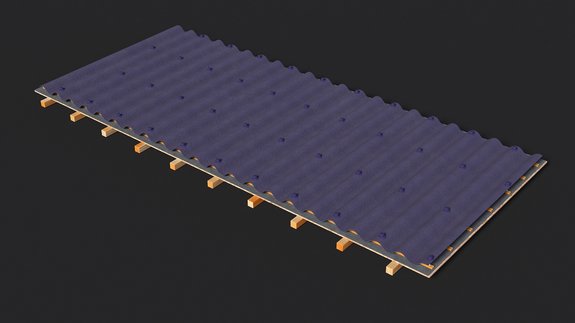 Onduline Roofing Model - TurboSquid 2248318