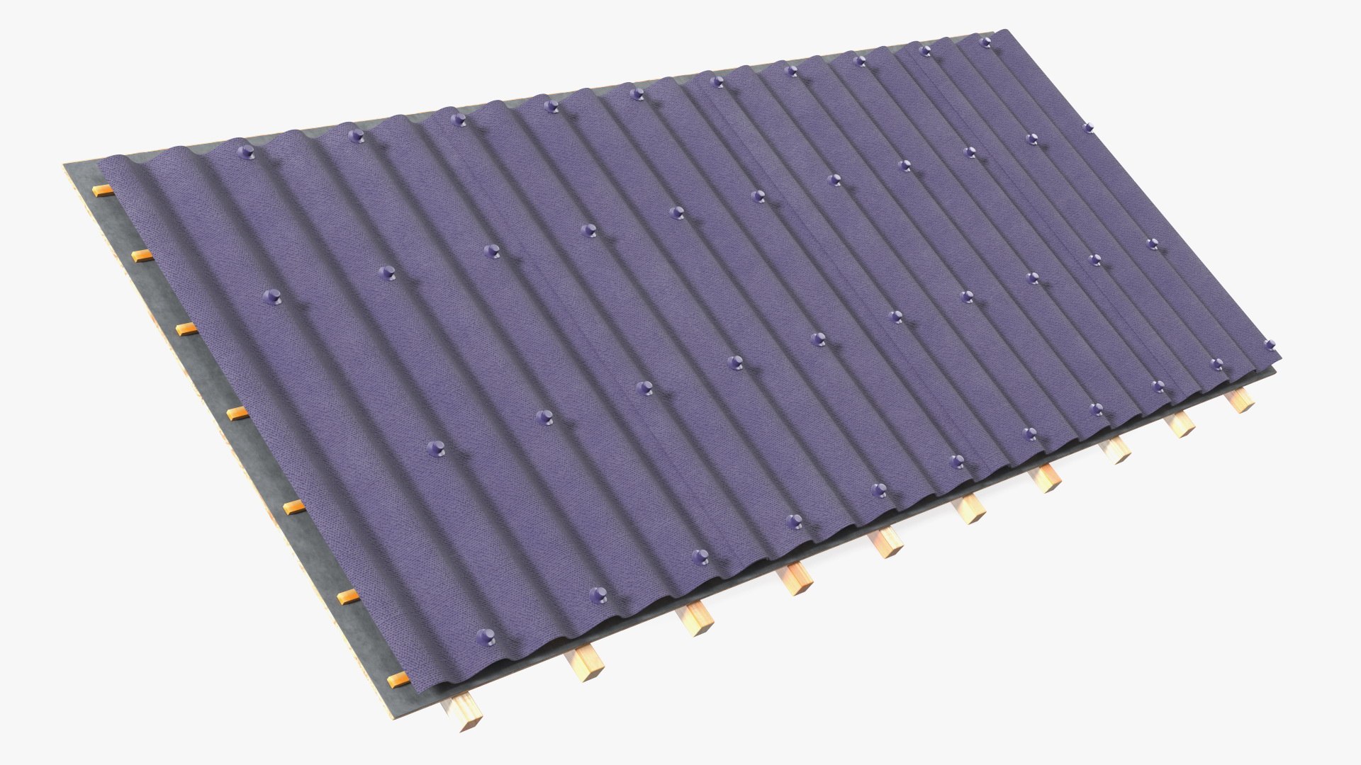 Onduline Roofing Model - TurboSquid 2248318