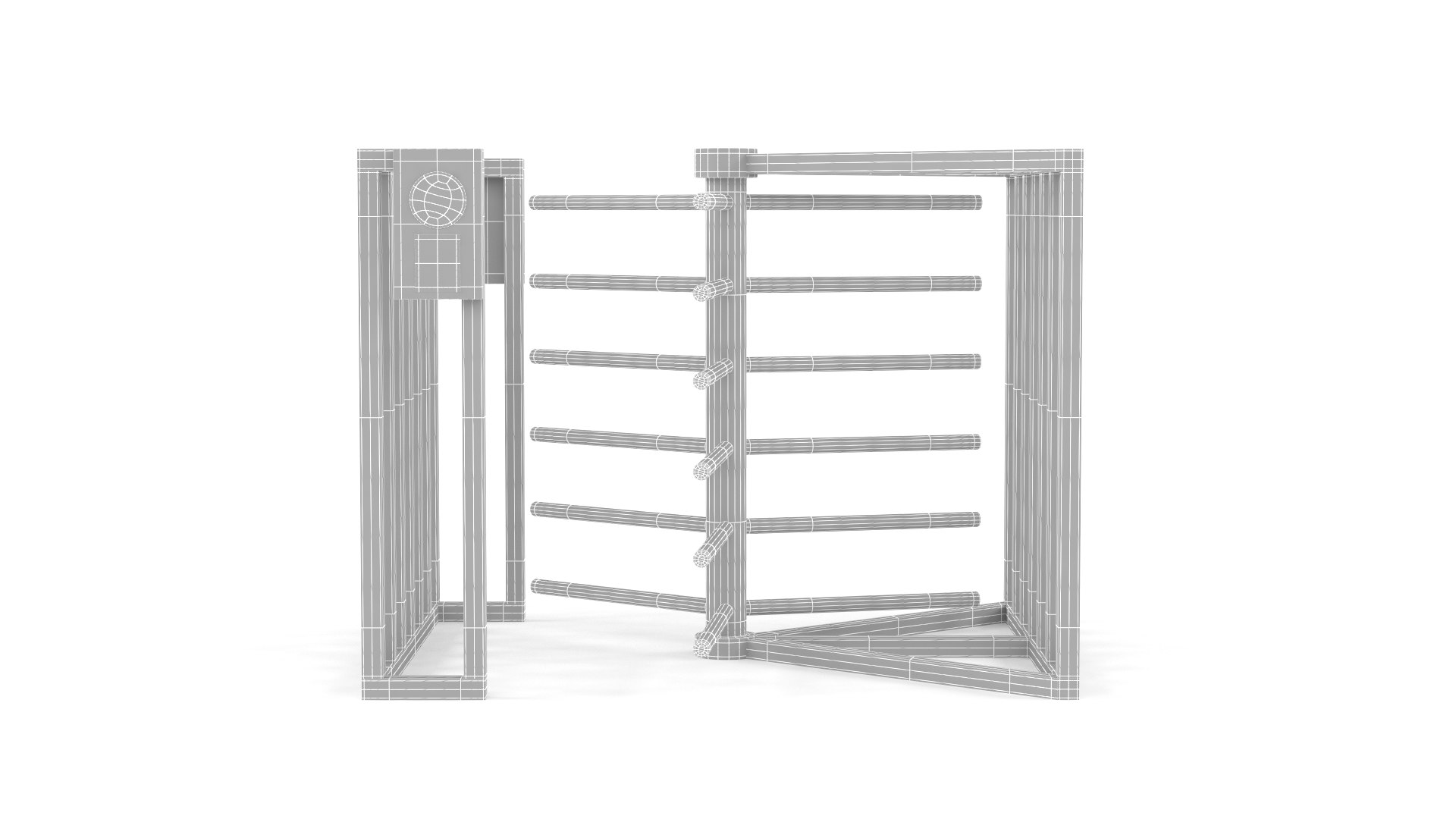 Turnstile Gate 3D Model - TurboSquid 2092747
