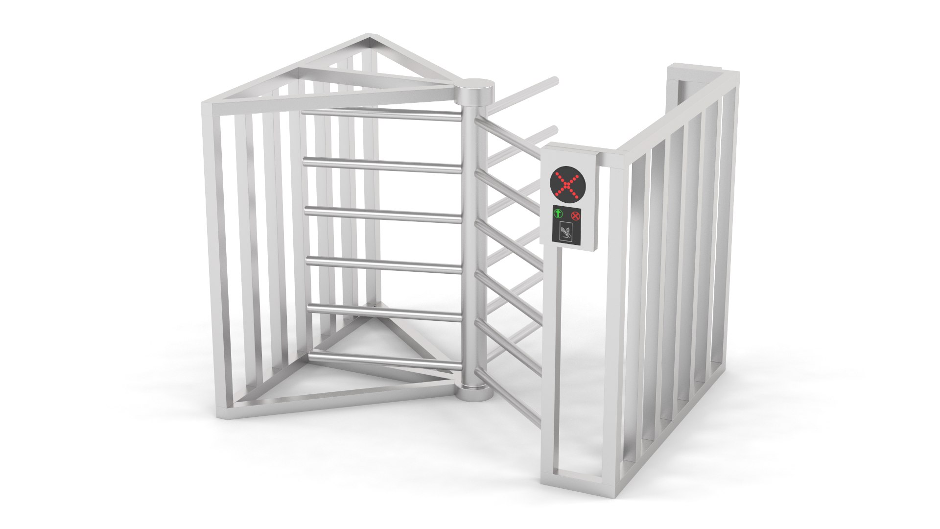 Turnstile Gate 3D Model - TurboSquid 2092747