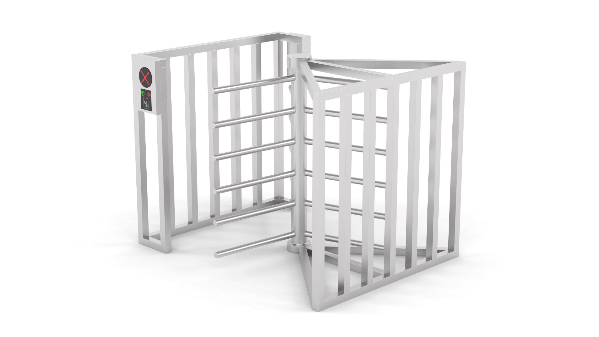 Turnstile Gate 3D Model - TurboSquid 2092747